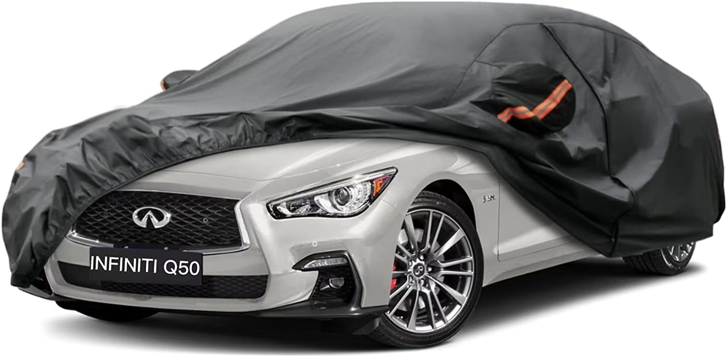 KouKou 7 Layers Sedan Car Cover Custom Fit Infiniti Q50 (2013-2022 ...