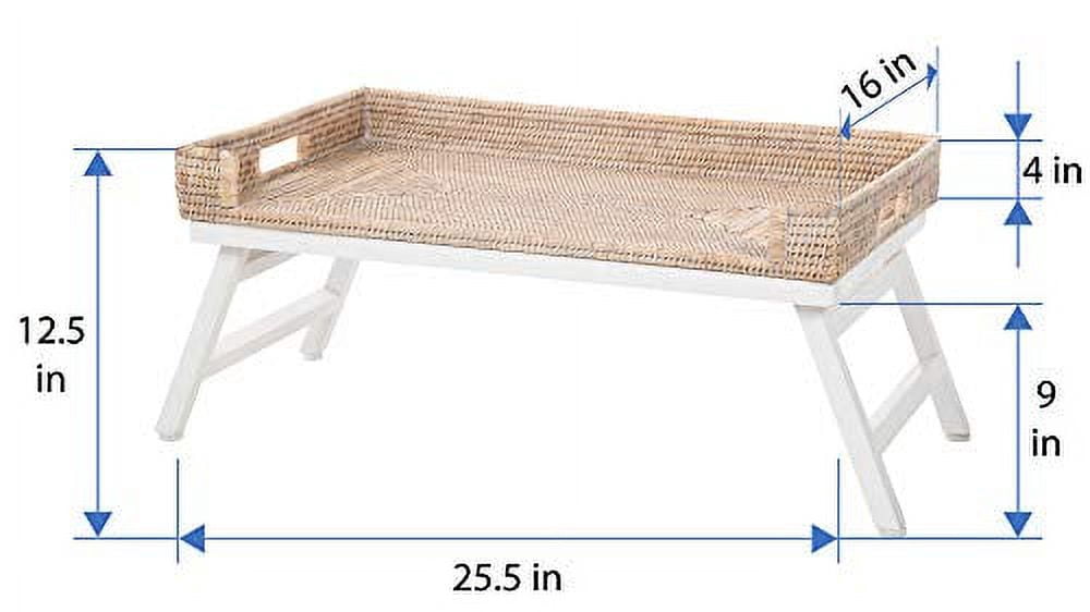 Kouboo Breakfast Tray, White-wash - Walmart.com