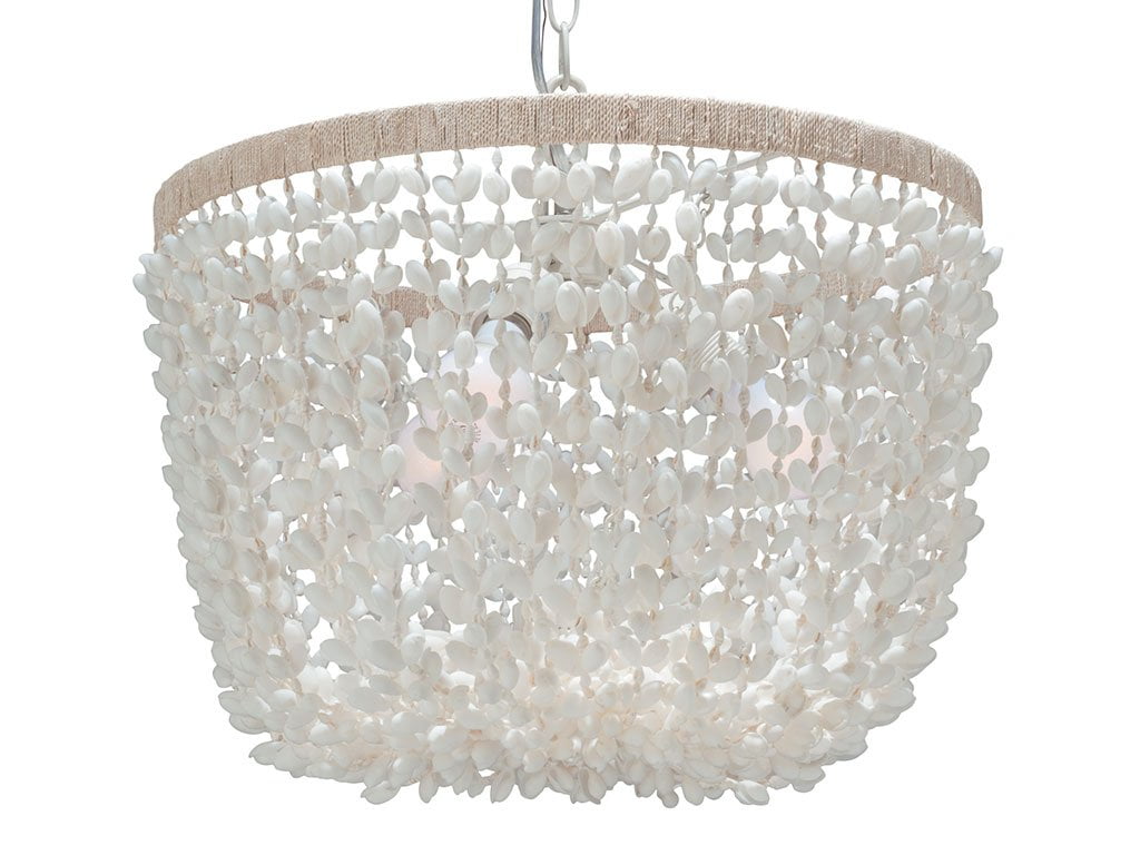 Kouboo Inverted Pendant Lamp in Bubble Seashell, Chandelier for Dining ...