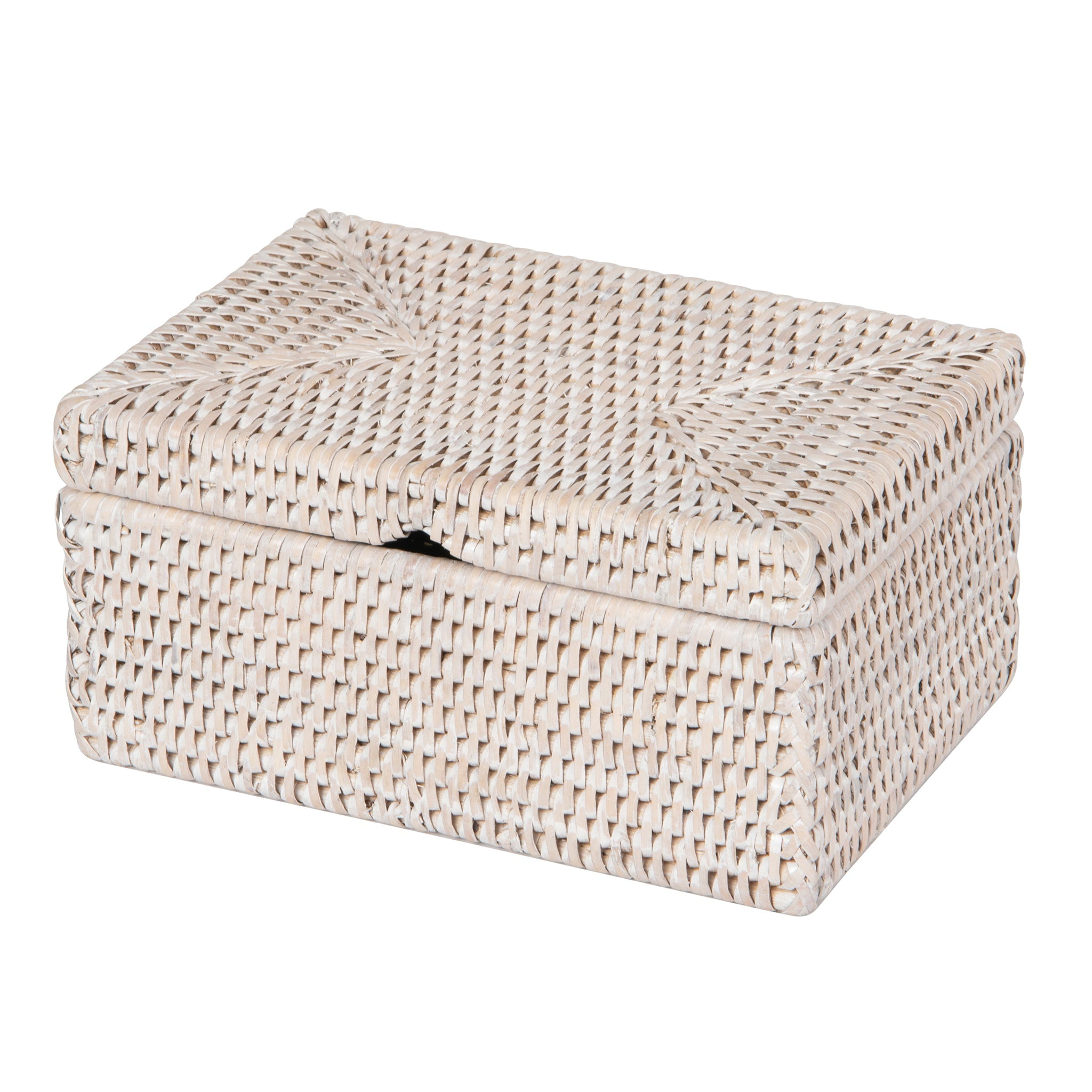 Kouboo La Jolla Rattan Storage Box for Wet Wipes, Jewelers and Storage ...