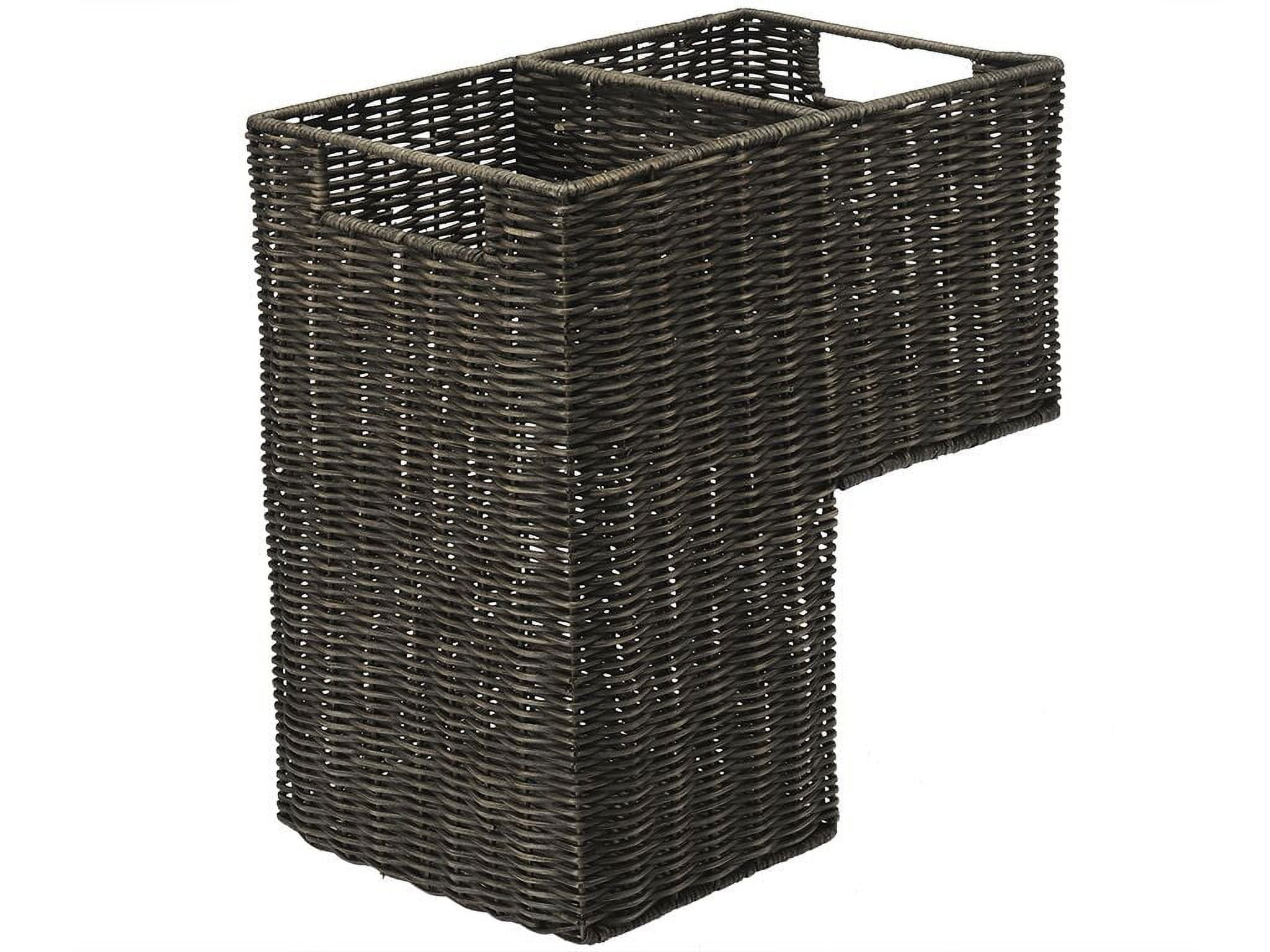 Kouboo Wicker Step Basket, Hand Woven Multi Storey House Staircase ...