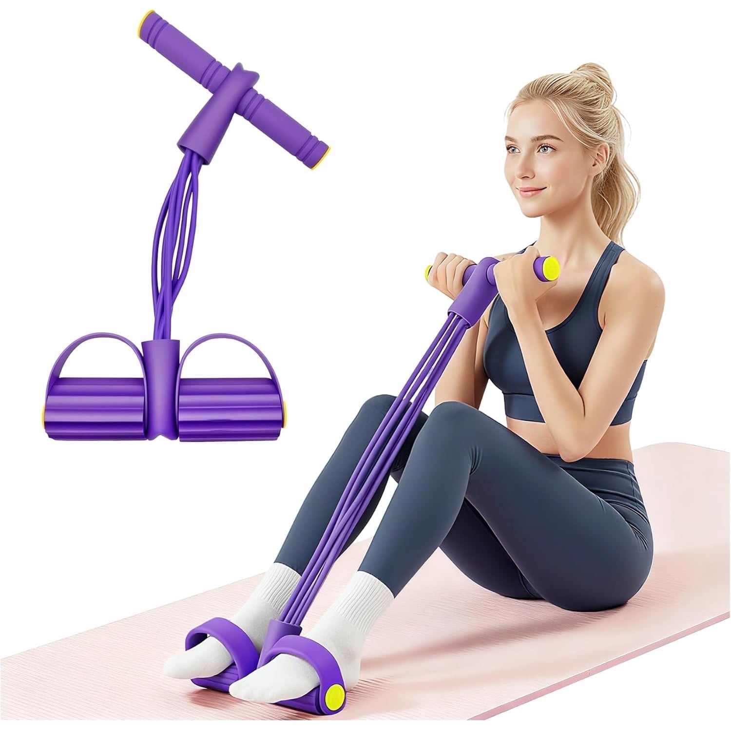 Koudindg 21 Fitness Resistance Bands -6 Tube, Resistance Bands with ...