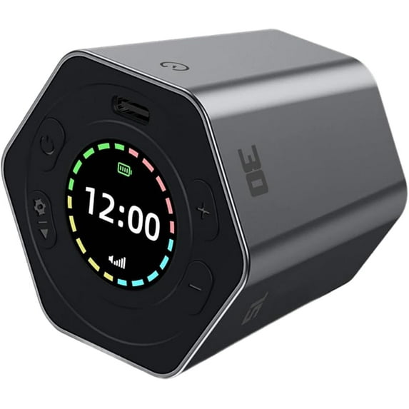 Koudindg Gray Hexagon Pomodoro Timer: LED Display with Vibration, Ideal ...