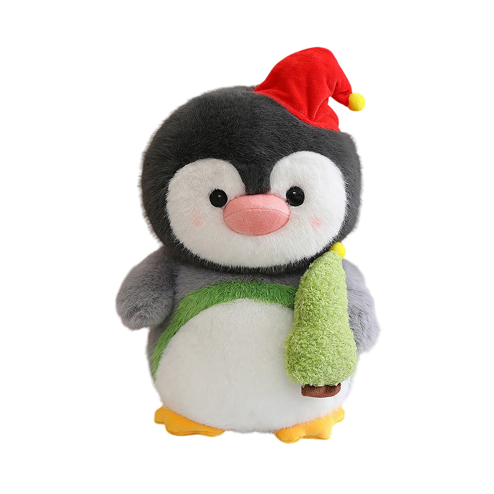 Koupen Chan Cute Penguin Plush Toy with Blue Shawl, 25cm Soft Stuffed ...