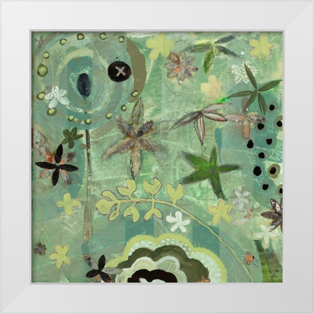 Koury, Aleah 12x12 White Modern Wood Framed Museum Art Print Titled ...