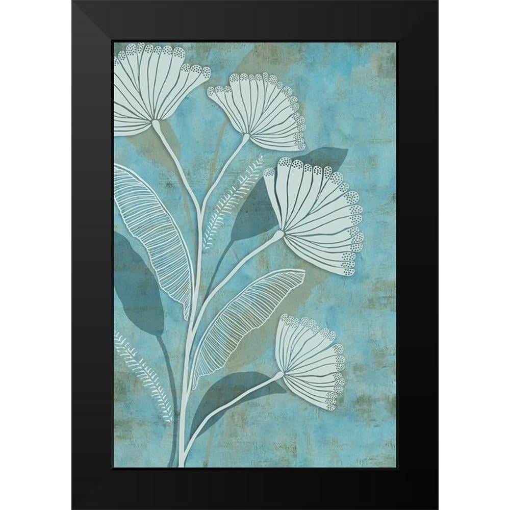 Kouta, Flora 11x14 Black Modern Framed Museum Art Print Titled - White ...