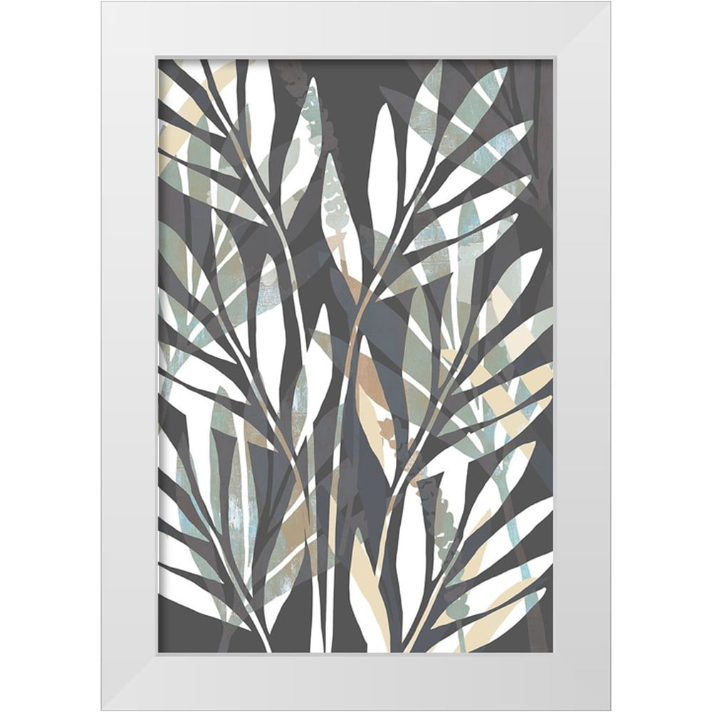 Kouta, Flora 17x24 White Modern Wood Framed Museum Art Print Titled - Palmeiras II - Walmart.com
