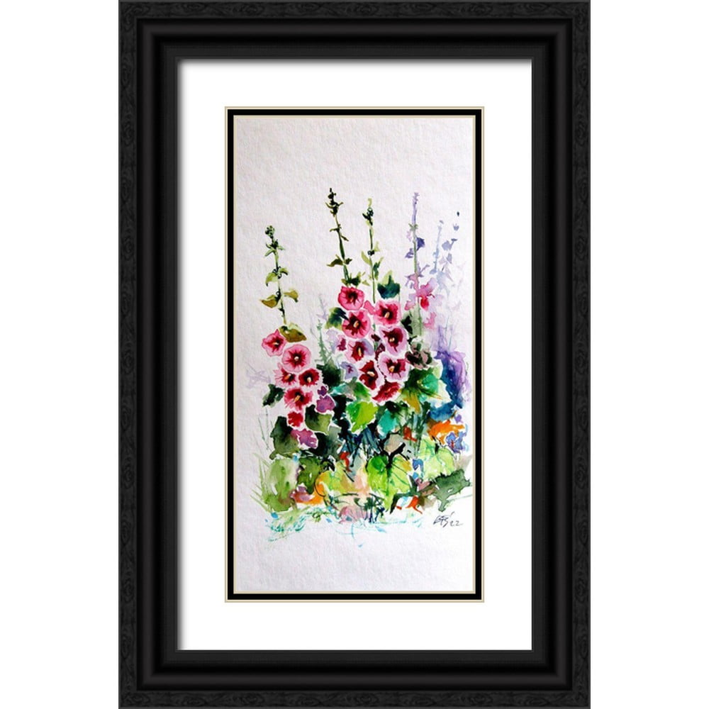 Kovacs, Anna Brigite 9x14 Black Ornate Wood Framed with Double Matting ...