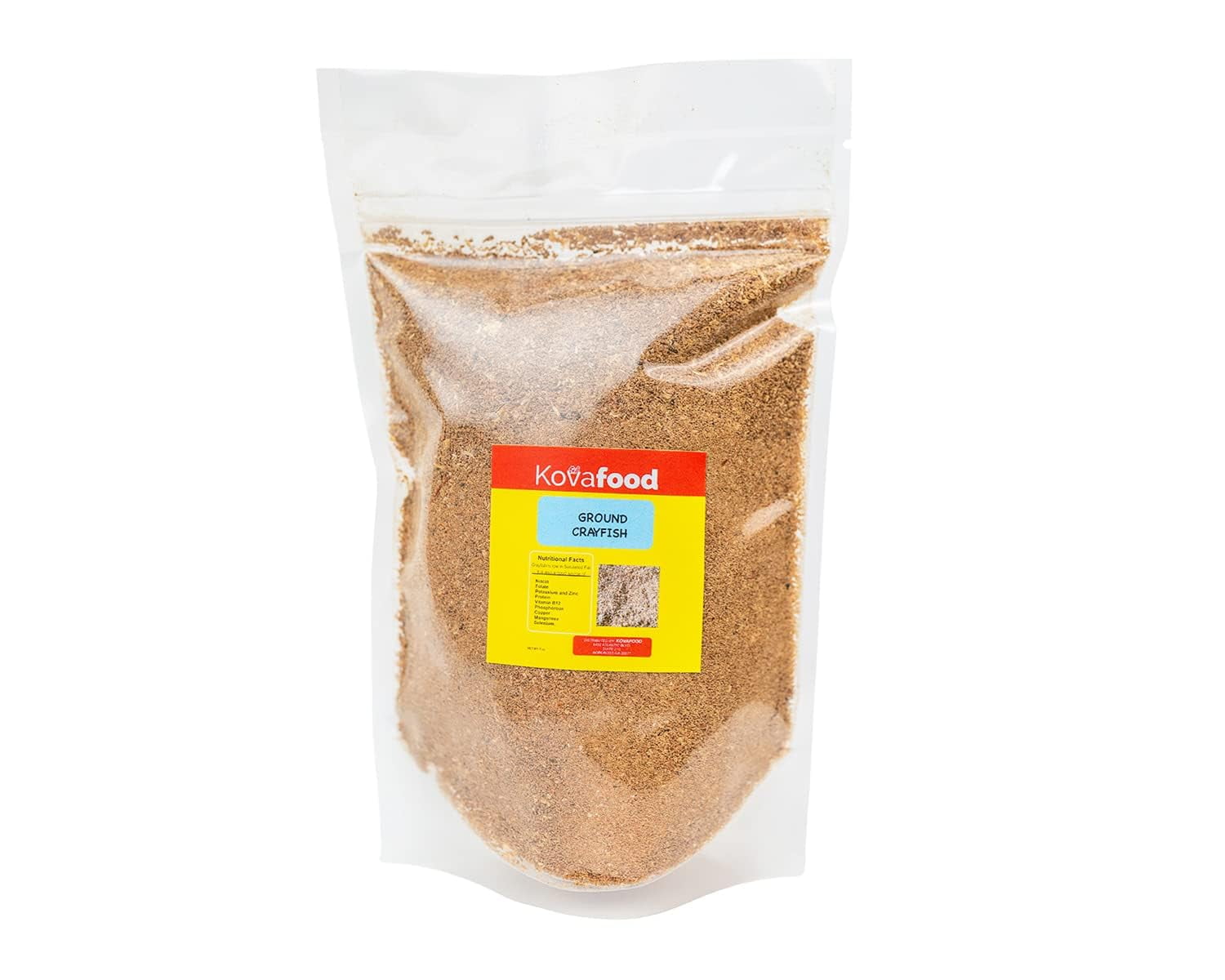 Kovafood African Ground Crayfish, MZF22 Crayfish Powder, 100% CLEAN ...