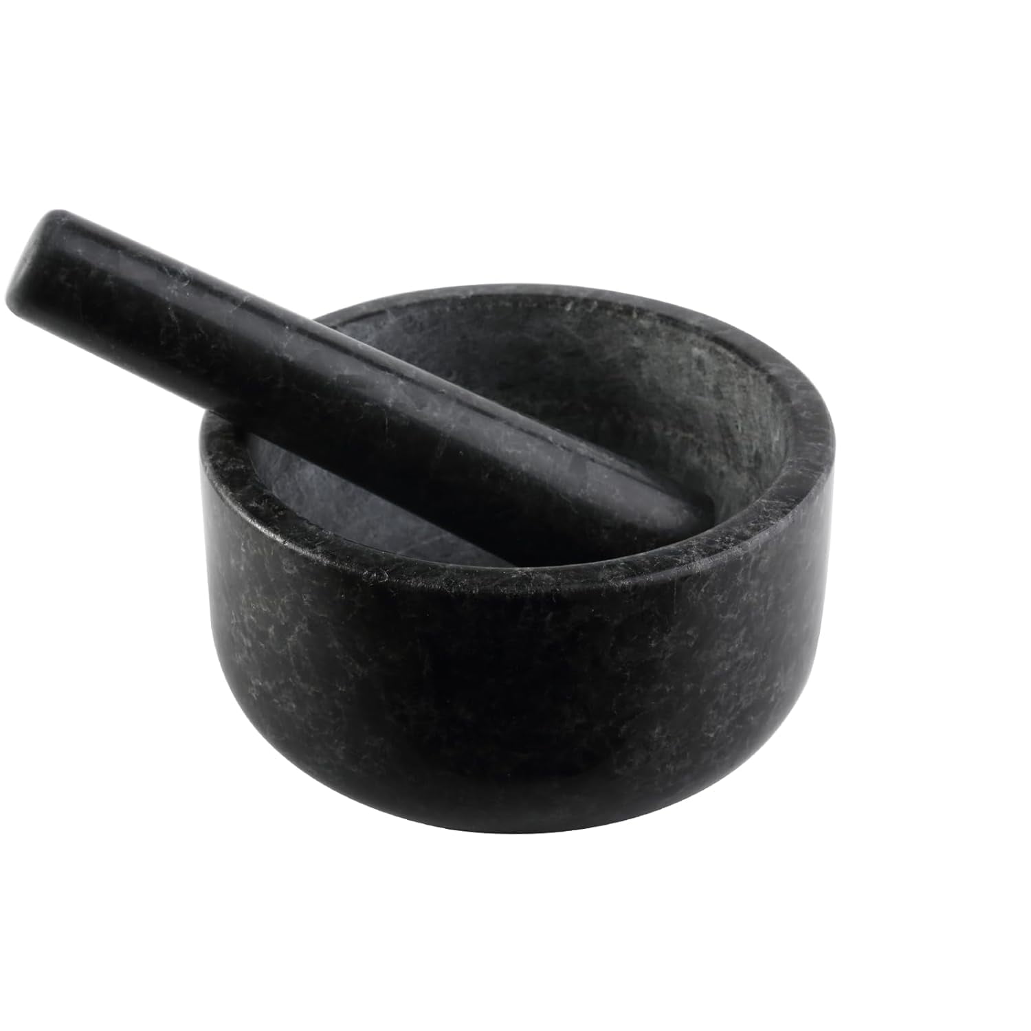 Koville African Natural Granite Mortar and Pestle Set, 2 Cups Stone ...