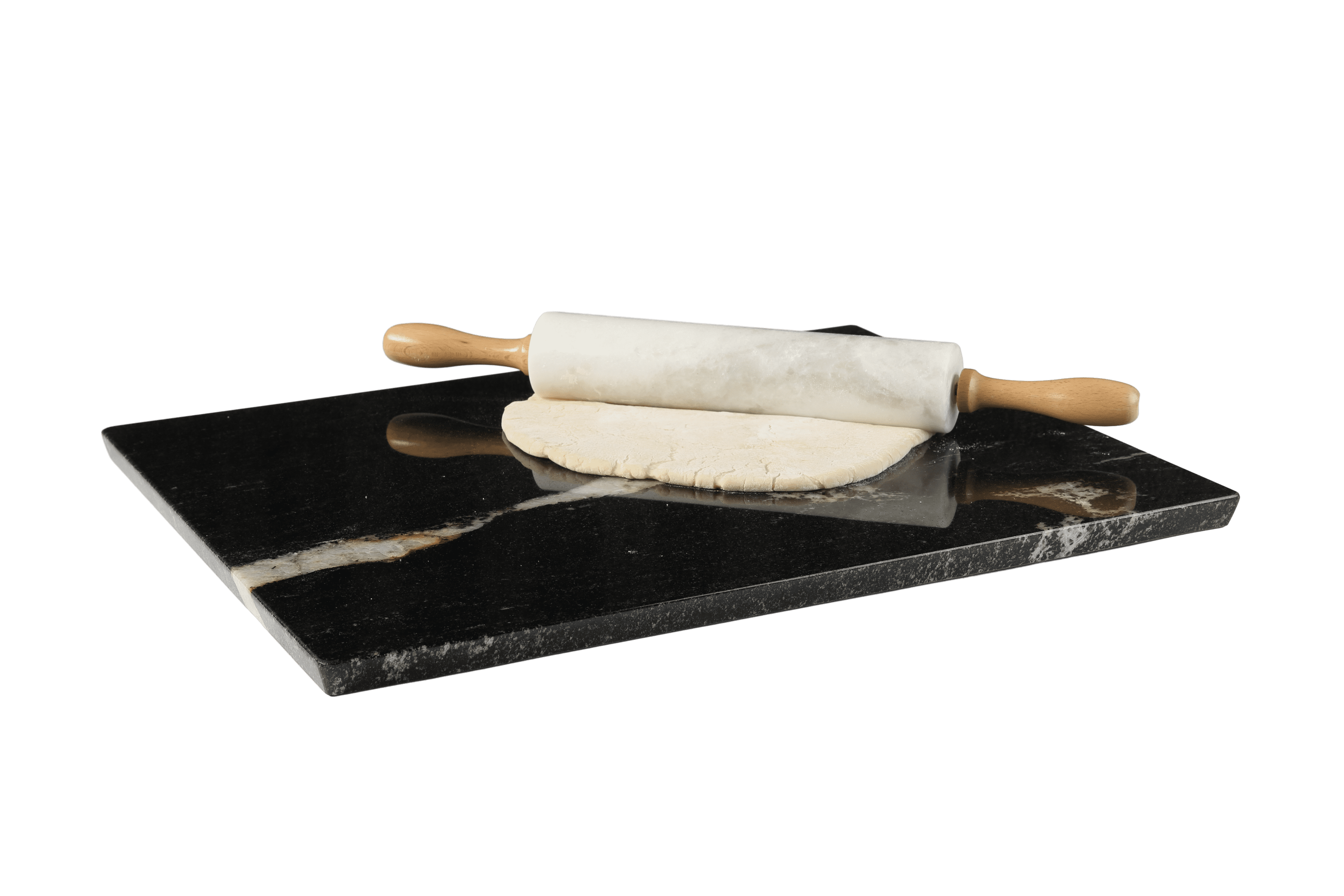 Koville Luxury Granite Rectangular Cutting Board (20"*16", Via Lactea ...