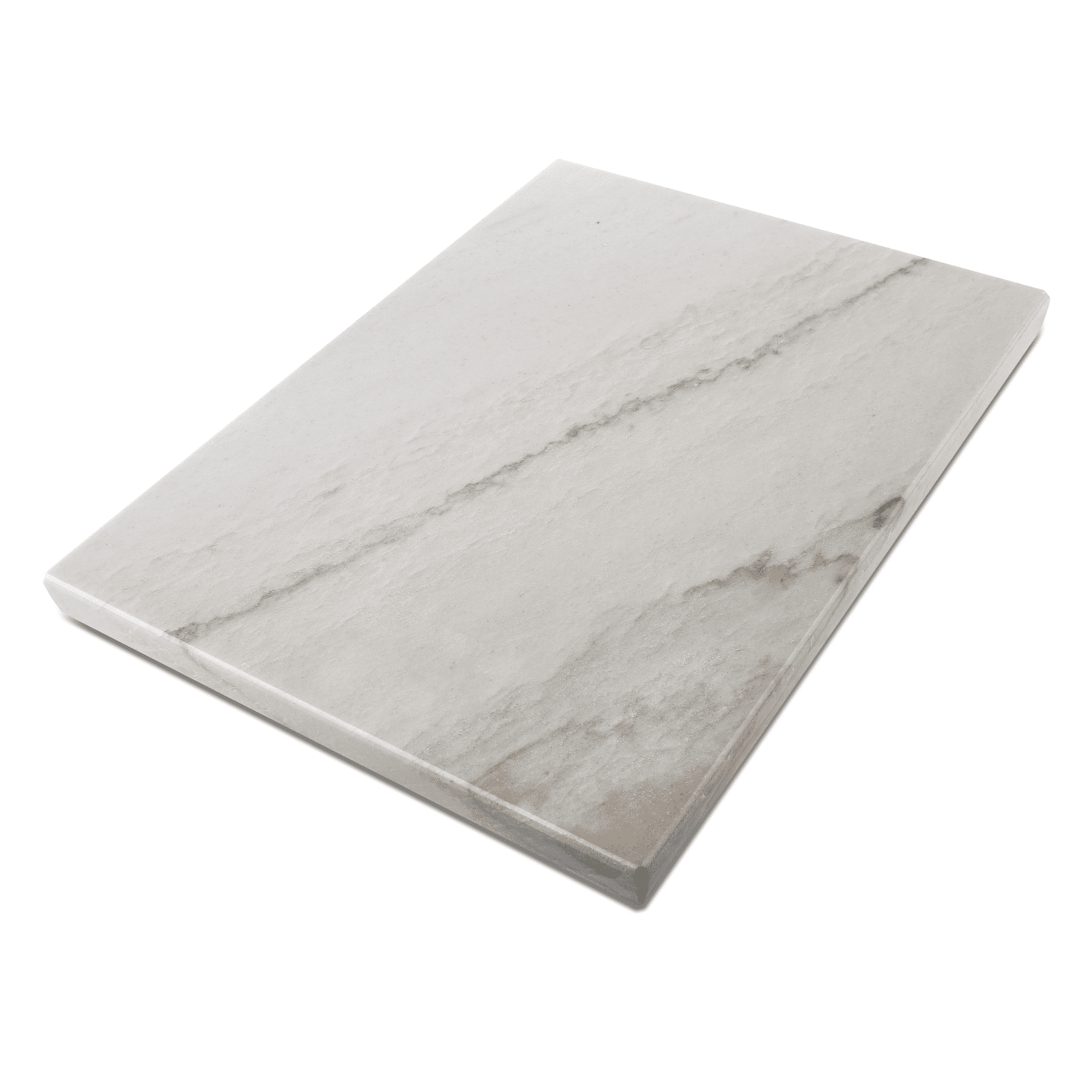 Koville Luxury Quartzite Rectangular Cutting Board (16"*12", White ...