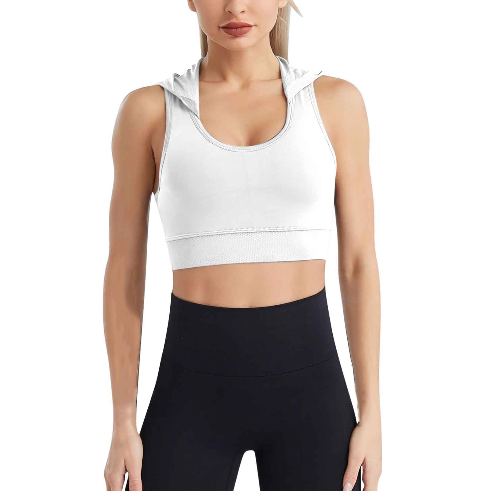 Kovlvoll Plus Size Sports Bras for Women Seamless No Underwire Full ...