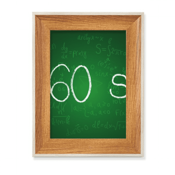 Kowledge 60 Second Desktop Wooden Photo Frame Display Picture Art ...