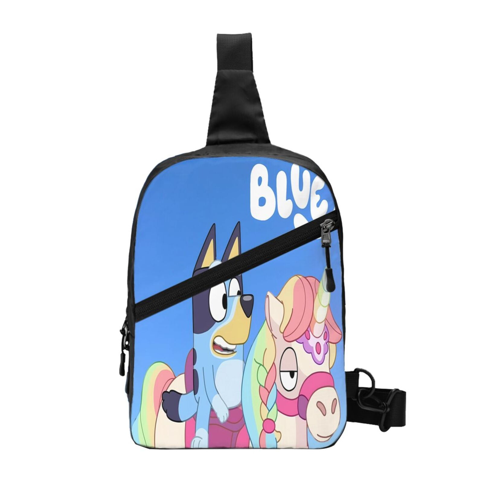 Kowoue Bluey Pattern Chest Pack Crossbody Bag - Portable and ...