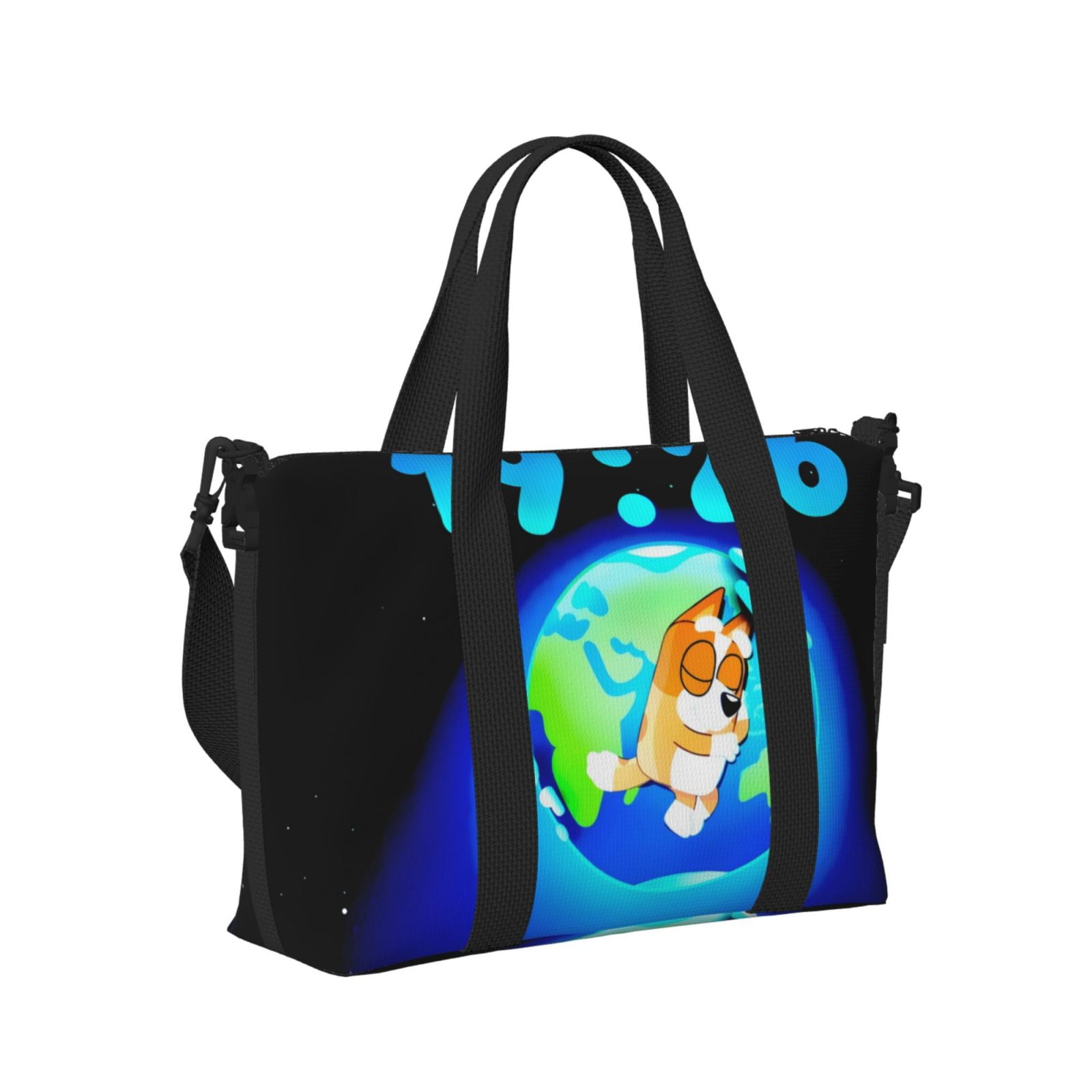 Kowoue Bluey Pattern Hand Travel Bag, Waterproof Weekender Bag Carry On ...