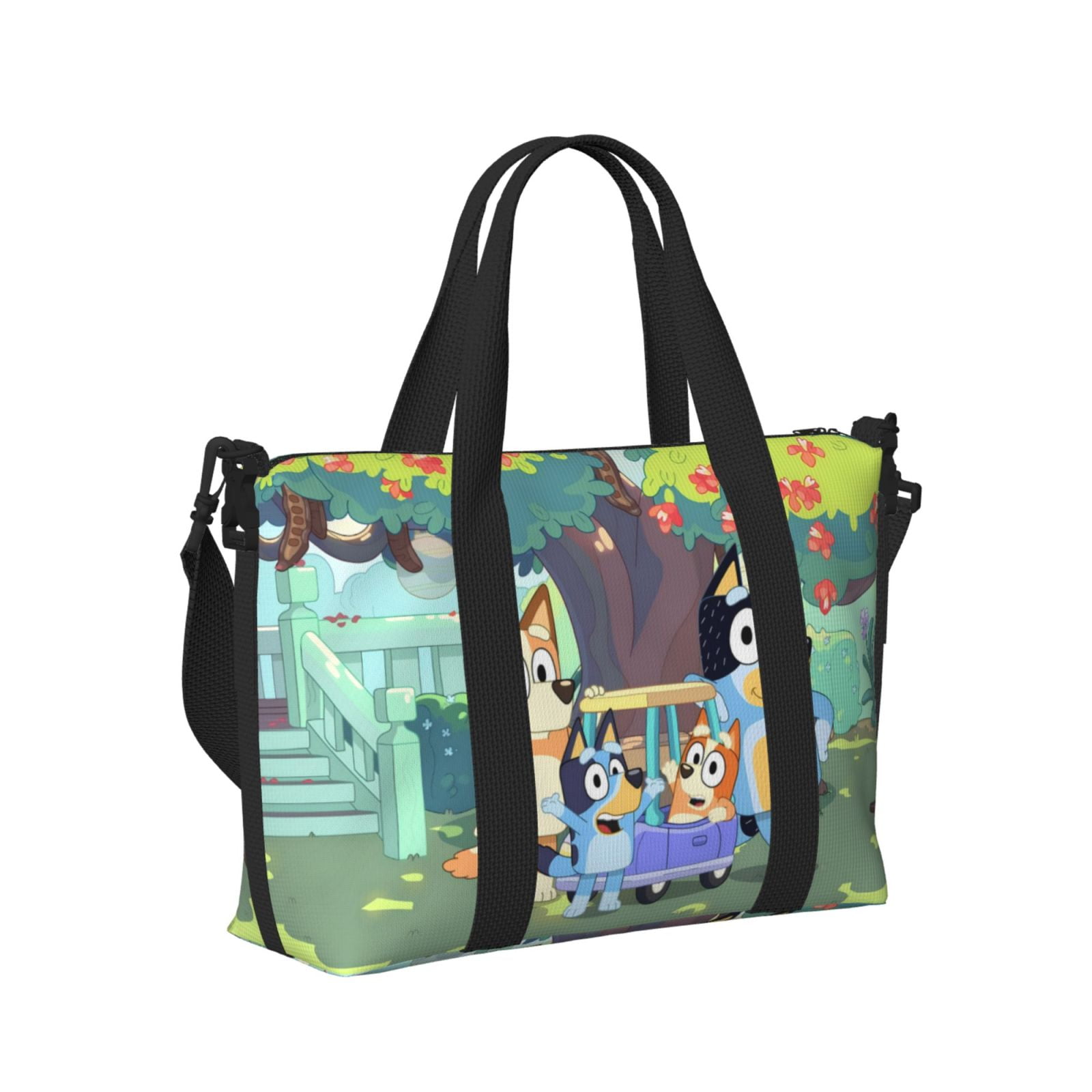 Kowoue Bluey Pattern Hand Travel Bag, Waterproof Weekender Bag Carry On ...