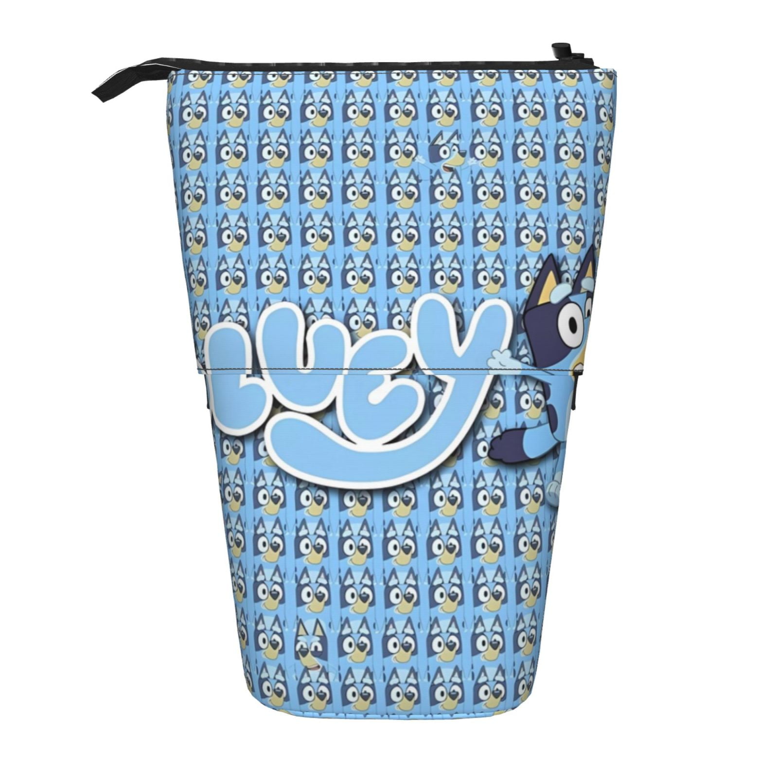 Kowoue Bluey Pattern Telescopic Pencil Bag Pen Holder Stationery Case ...