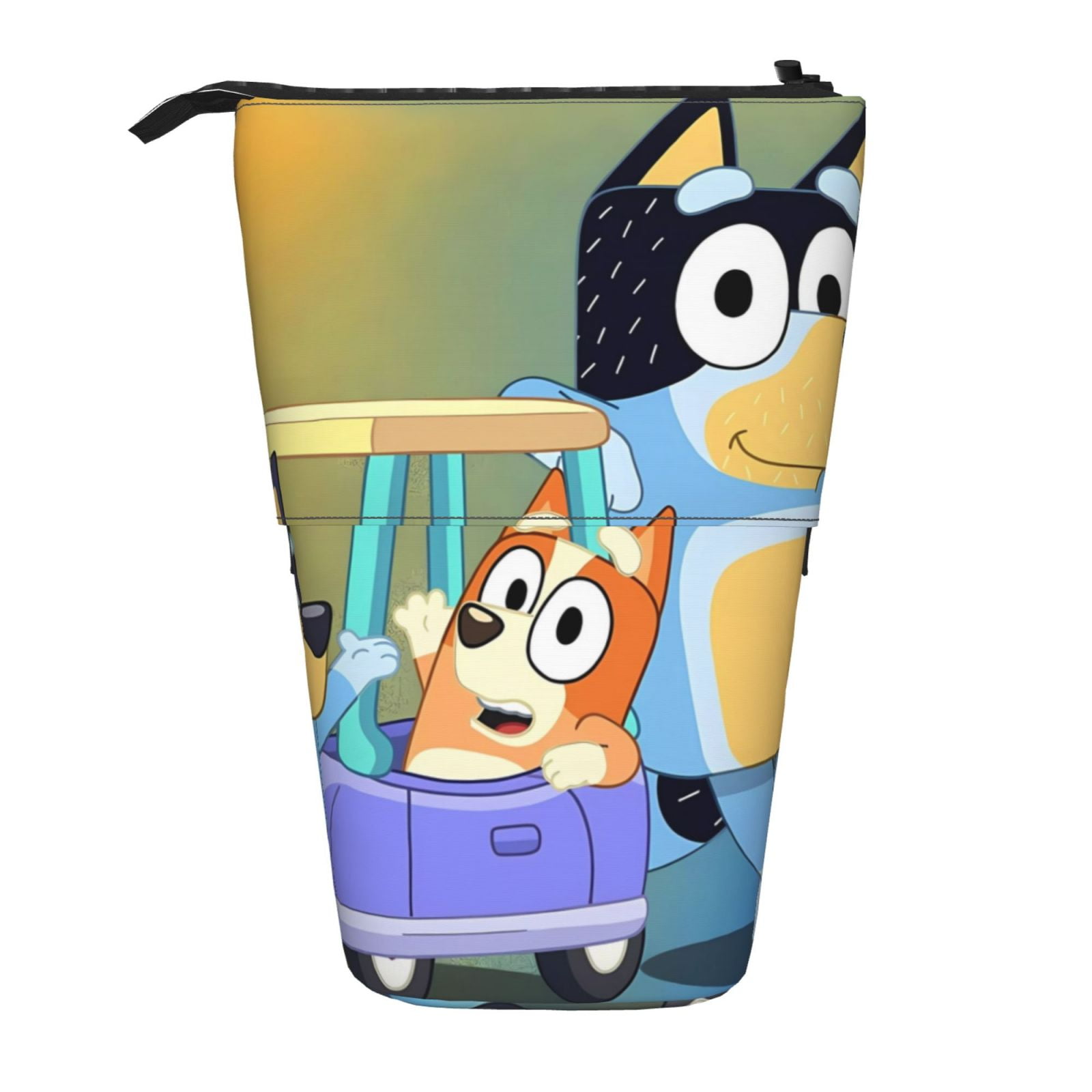 Kowoue Bluey Pattern Telescopic Pencil Bag Pen Holder Stationery Case ...