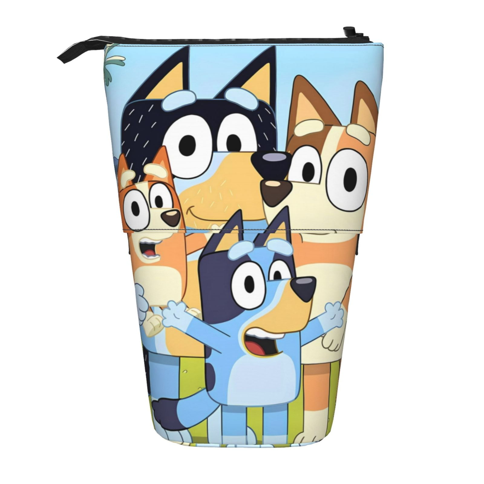 Kowoue Bluey Pattern Telescopic Pencil Bag Pen Holder Stationery Case ...