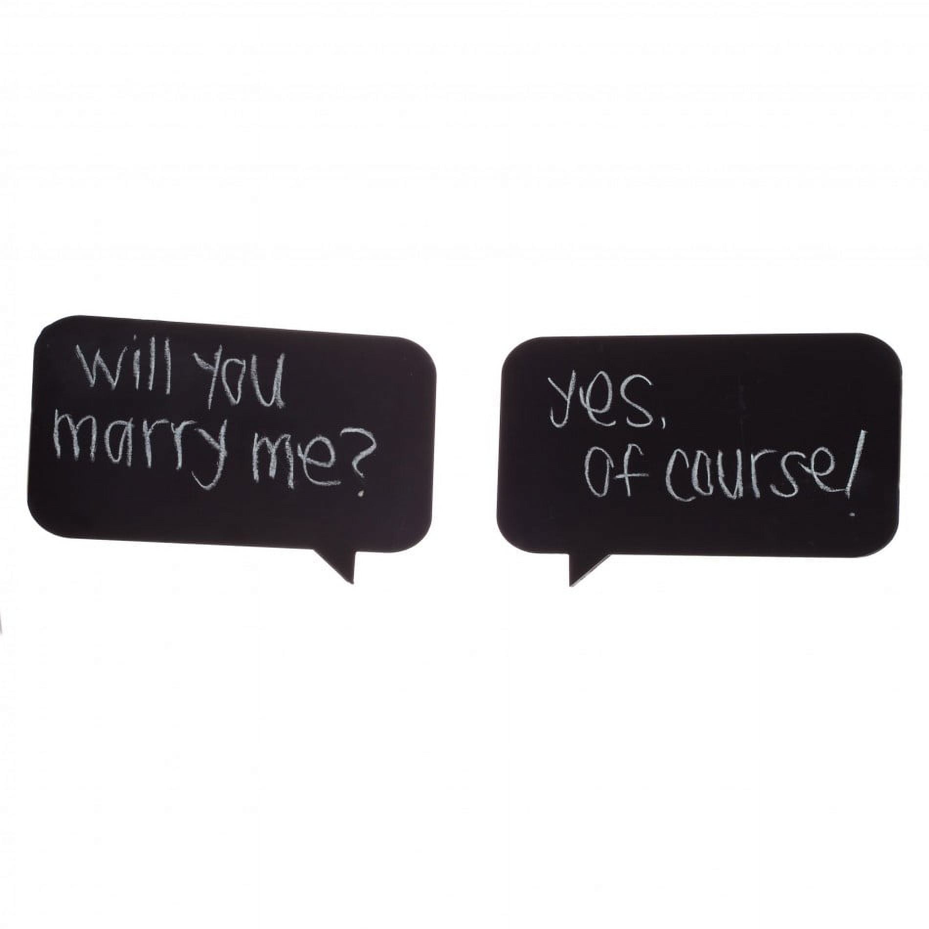 Koyal Wholesale Decorative Chalkboard Speech Bubble, 2-Pack - Walmart.com