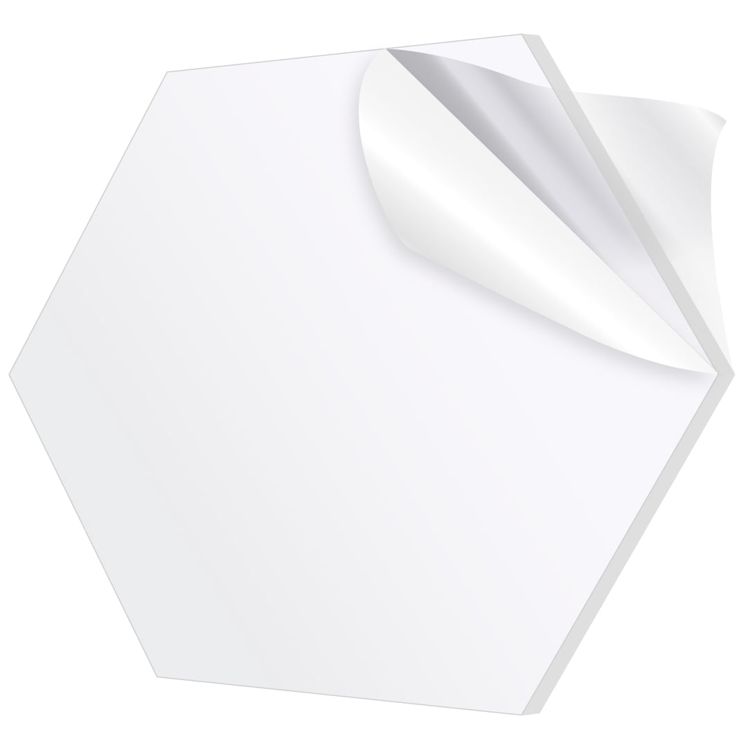 Koyal Wholesale Clear Hexagon Acrylic Sheets, 2" x 3.5" x 4", Set of 25 ...