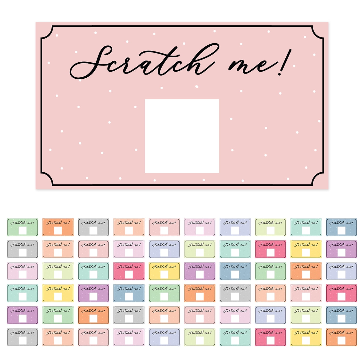 Koyal Wholesale 60 Fill In DIY Scratch-Off Vouchers Couples Date Cards ...