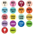 Koyal Wholesale 720 Color Coded Moving Labels for Boxes, 2 Inch Circle ...