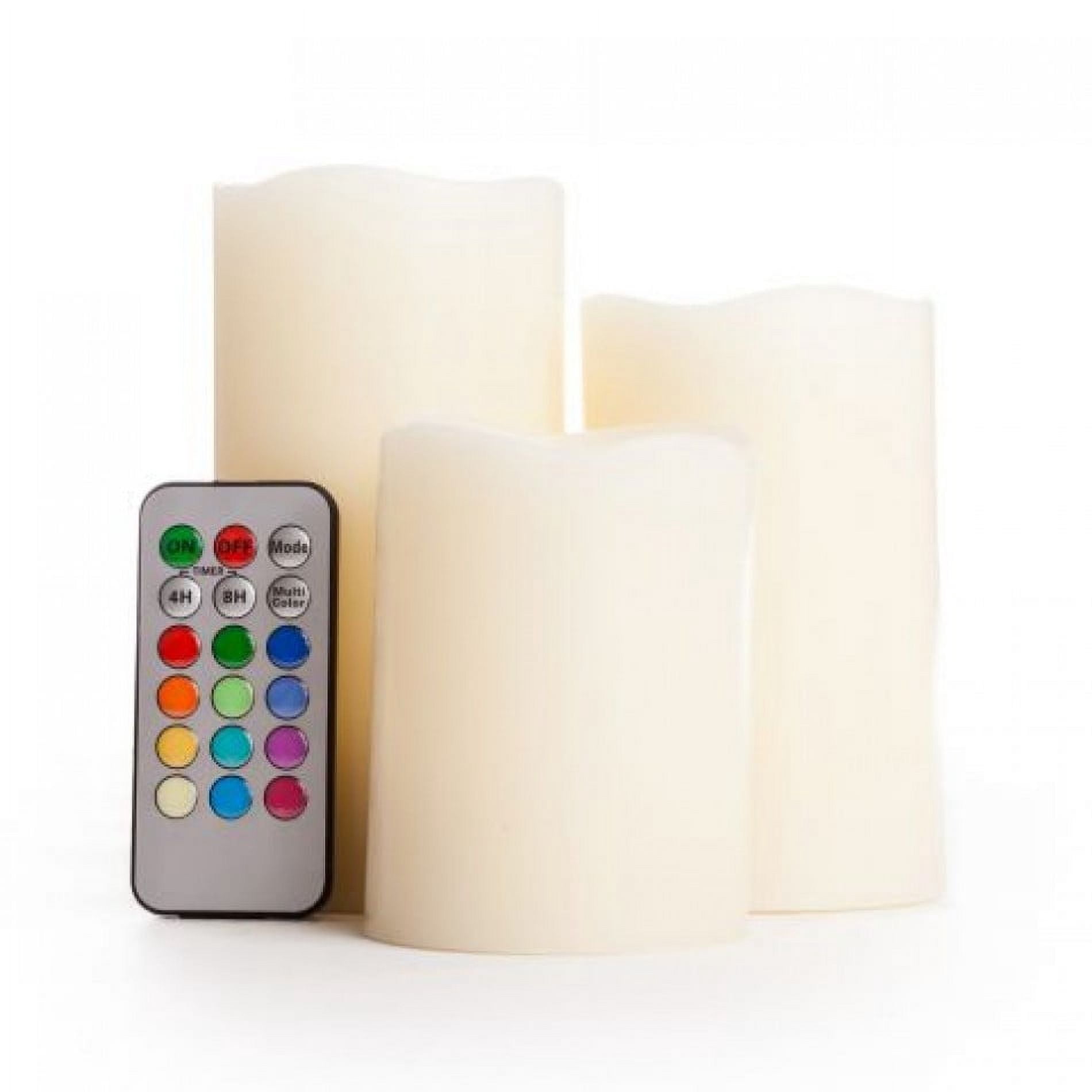 Koyal Wholesale Battery Operated LED Color-Changing Candles with Remote ...