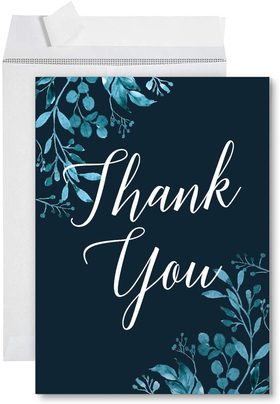 Koyal Wholesale Big Jumbo Thank You Card With Envelope 8.5 x 11 inch, Greeting Card, Thank You ...
