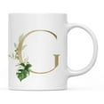 Koyal Wholesale Ceramic Coffee Mug, Exotic Tropical Monogram, Letter G ...