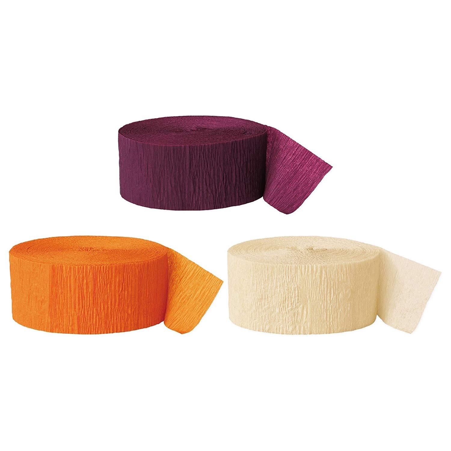 Koyal Wholesale Crepe Paper Streamer Hanging Party Decorations Kit, 240 ...