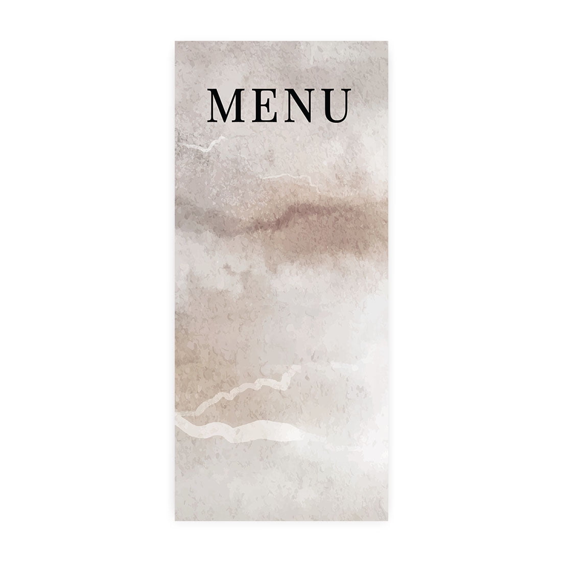 Koyal Wholesale Earthy Watercolor Printable Wedding Paper Menu Cards ...