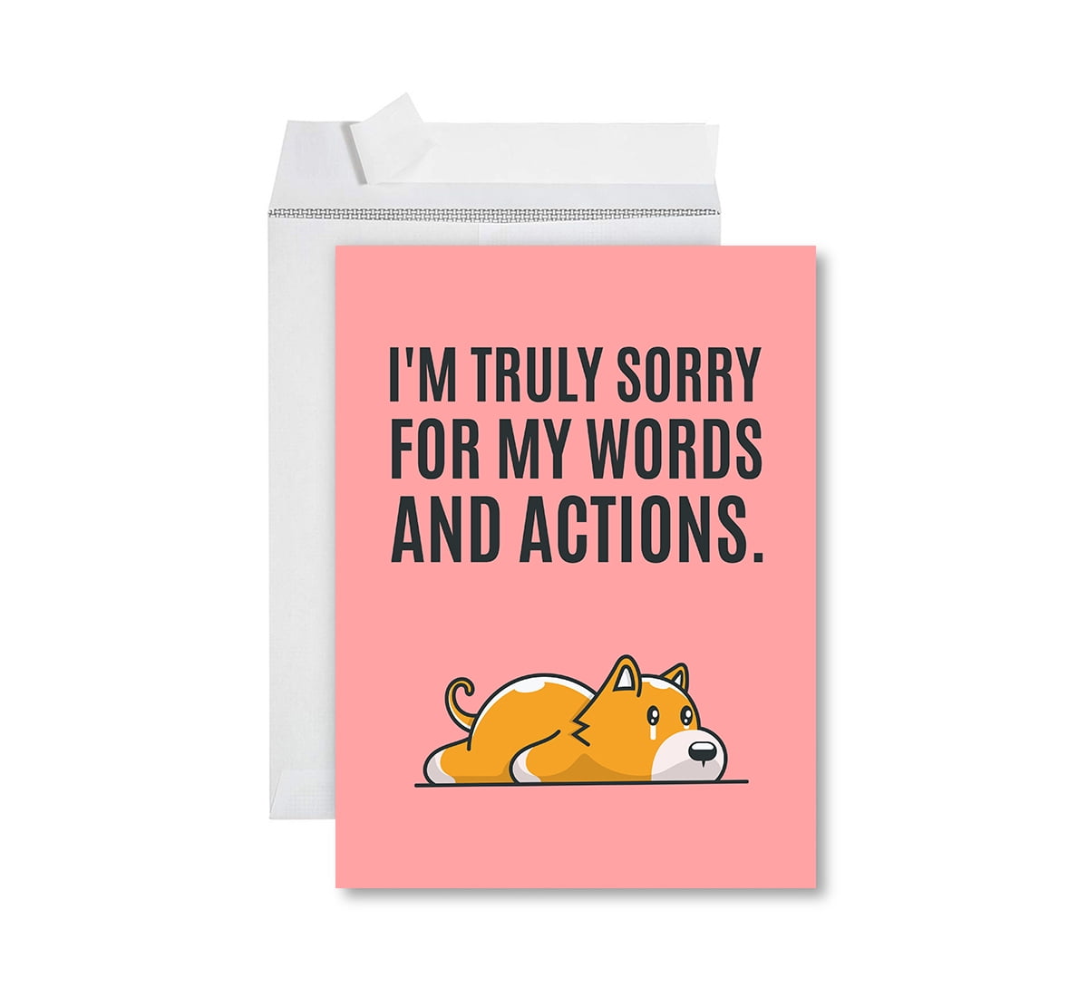 Koyal Wholesale Funny I'm Sorry Jumbo Card I'm Truly Sorry Blank I'm ...