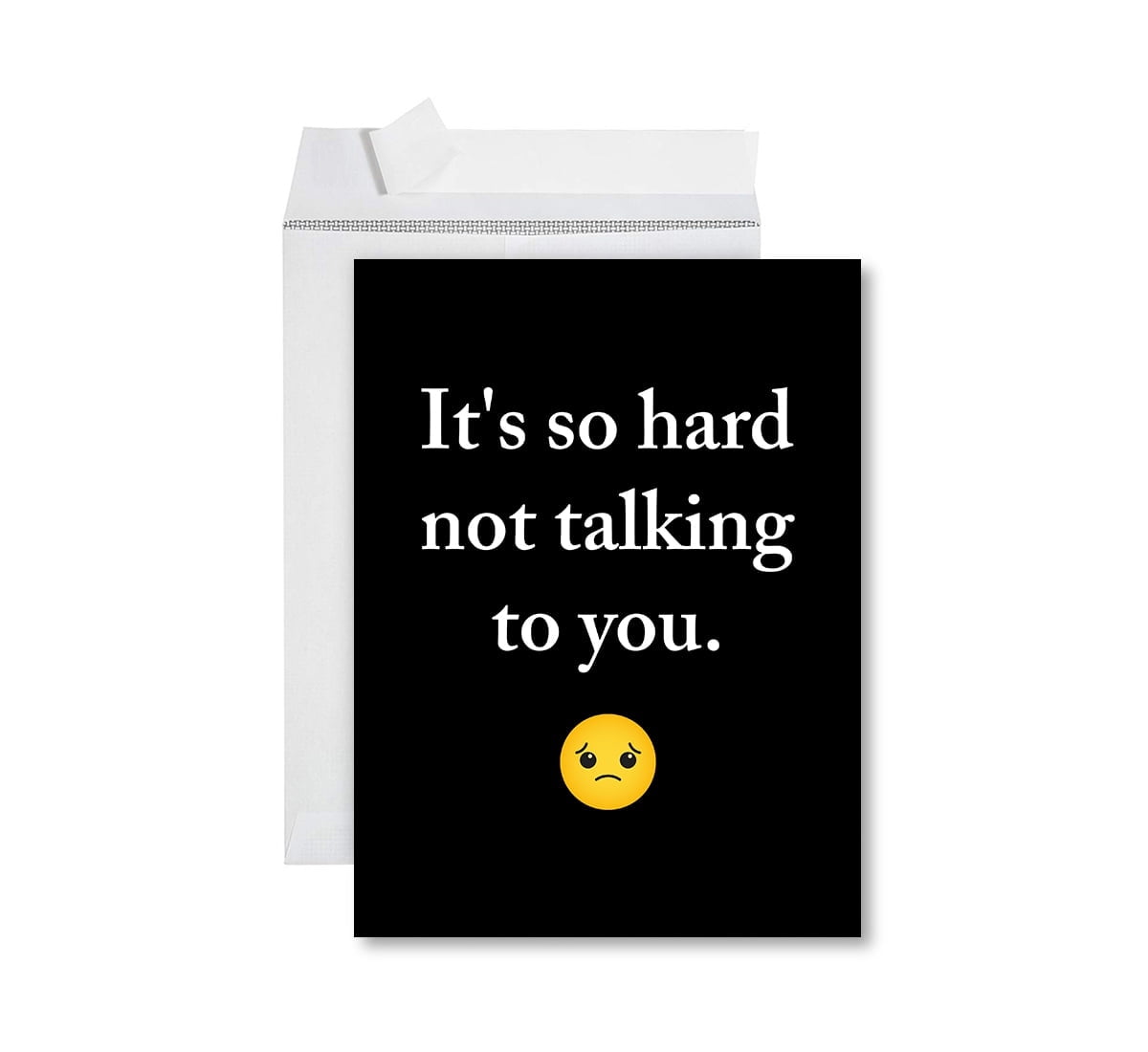Koyal Wholesale Funny I'm Sorry Jumbo Card It's So Hard Not Talking To ...