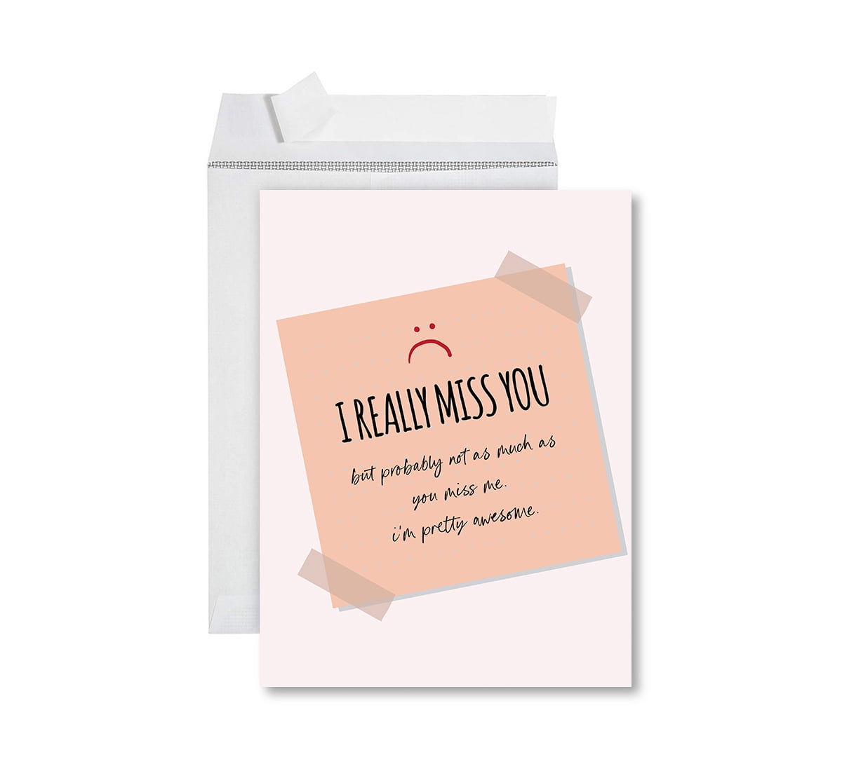 Koyal Wholesale Funny Miss You Jumbo Card I'm Pretty Awesome 8.5 x 11 ...