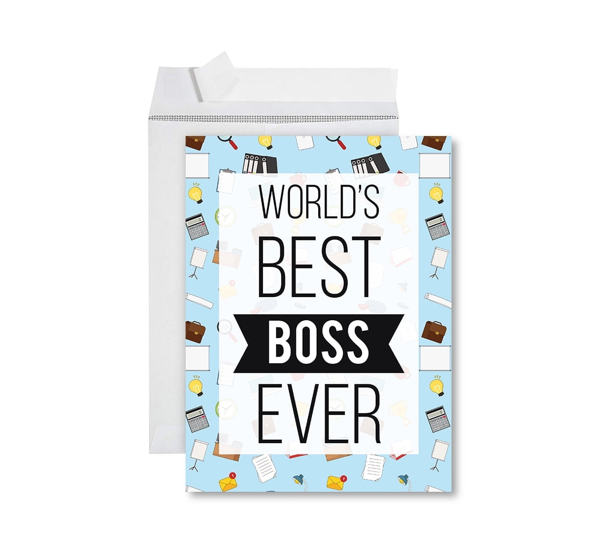 Koyal Wholesale Funny National Boss's Day Jumbo Card, World's Best Boss ...