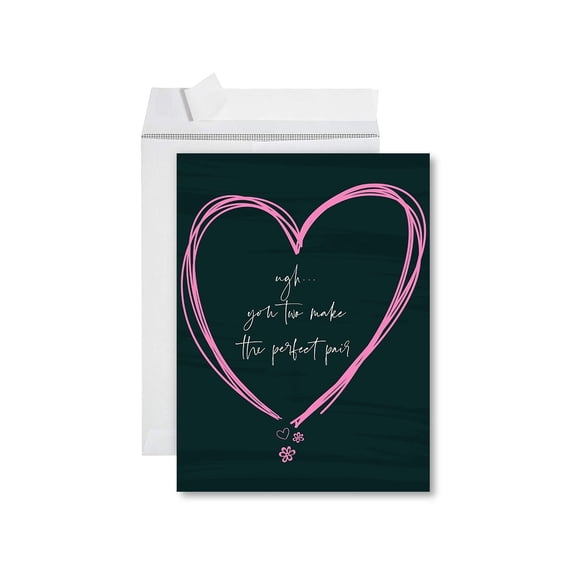 Koyal Wholesale Funny Wedding Jumbo Card, The Perfect Pair Blank ...