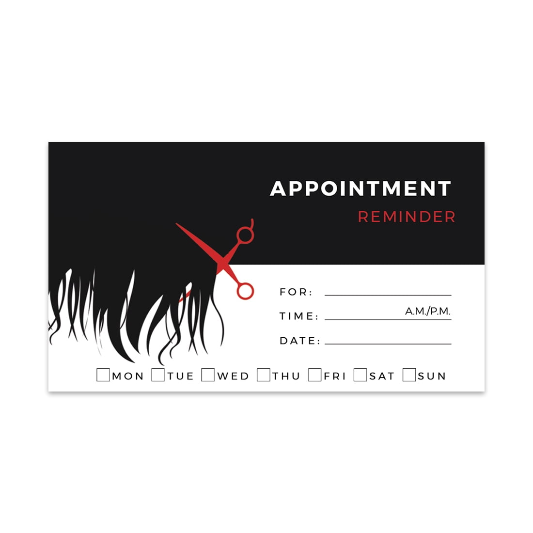 Salon Appointment Cards