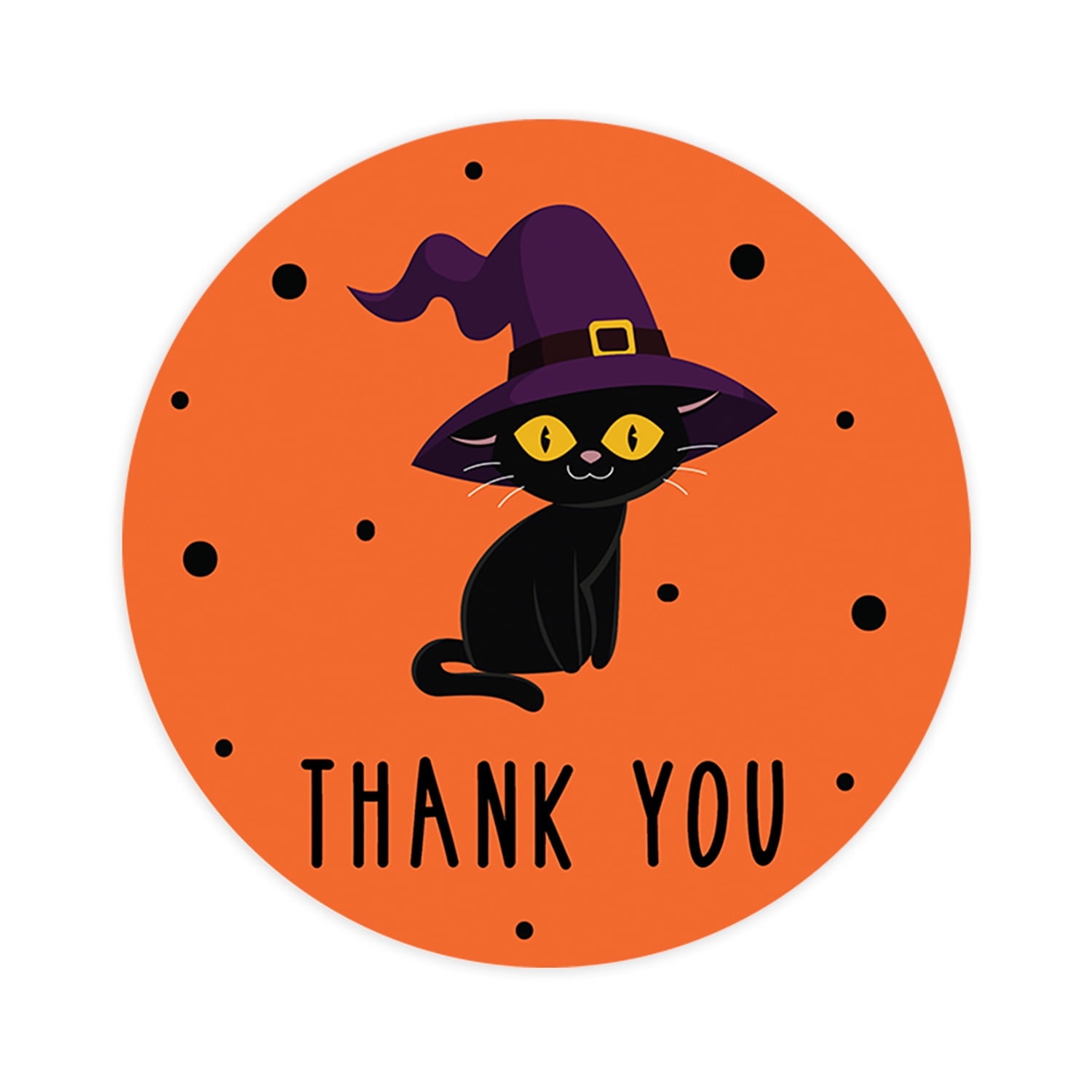 Koyal Wholesale Halloween Thank You Stickers 2 Inch Round 120 Bulk Pk ...