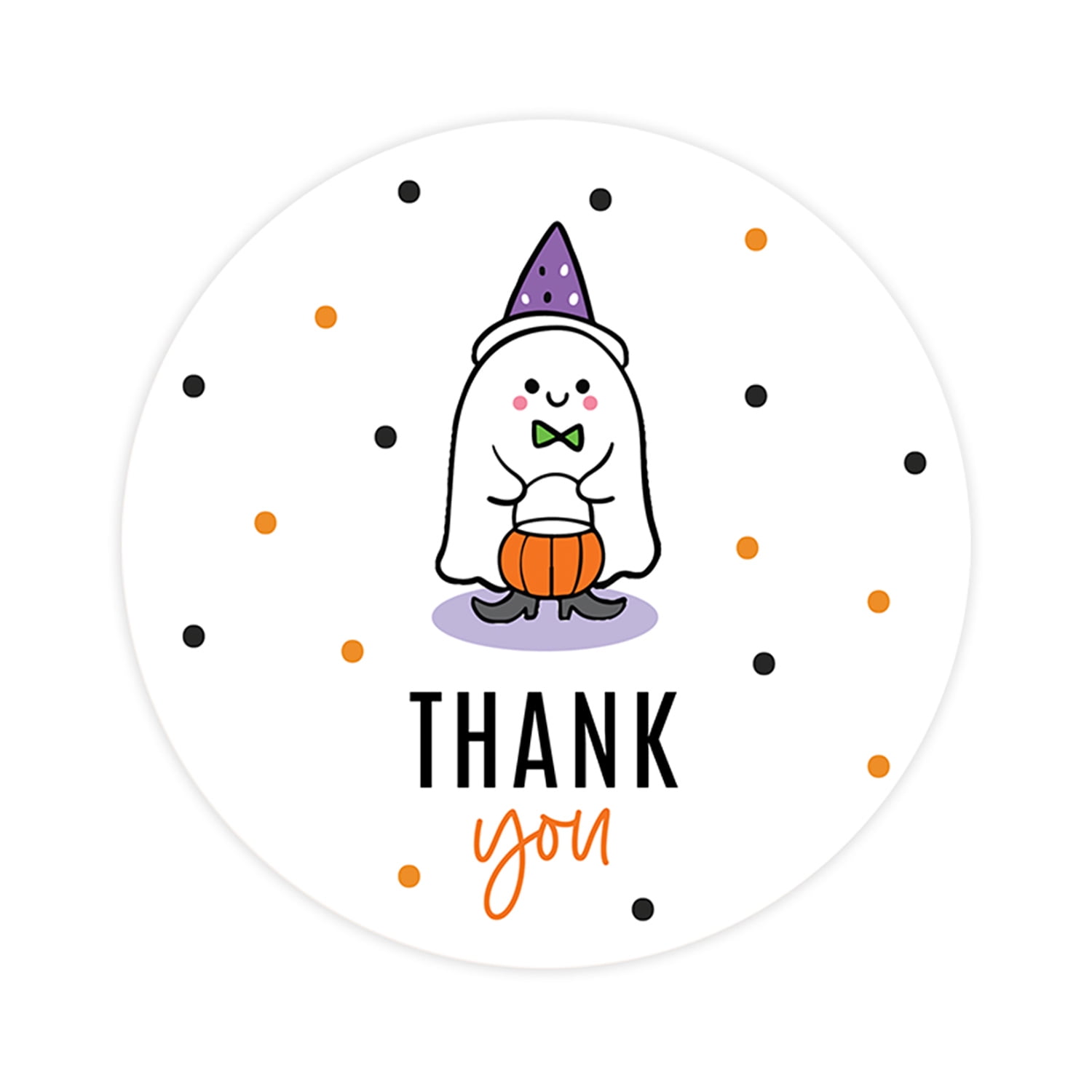 Koyal Wholesale Halloween Thank You Stickers 2 Inch Round 120 Bulk Pk ...