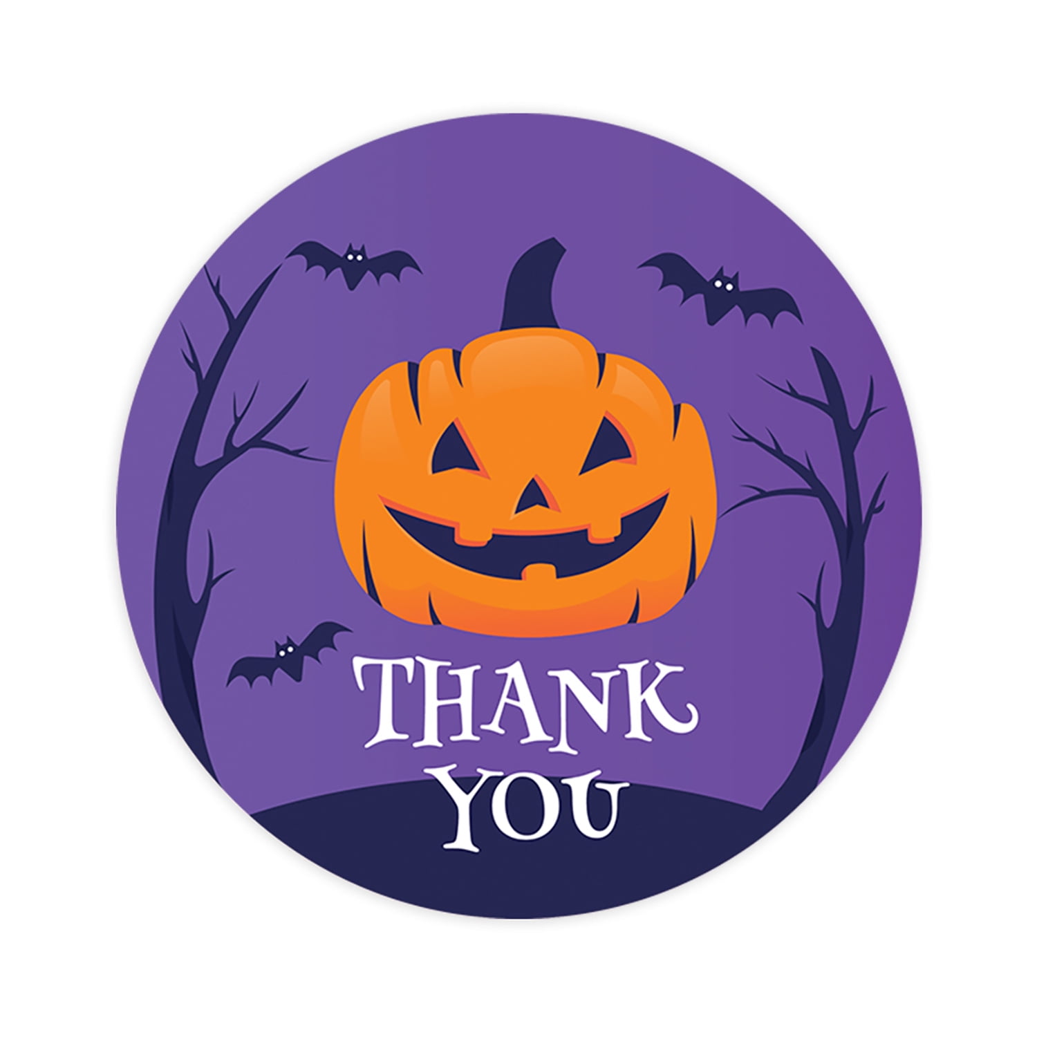 Koyal Wholesale Halloween Thank You Stickers 2 Inch Round 120 Bulk Pk ...