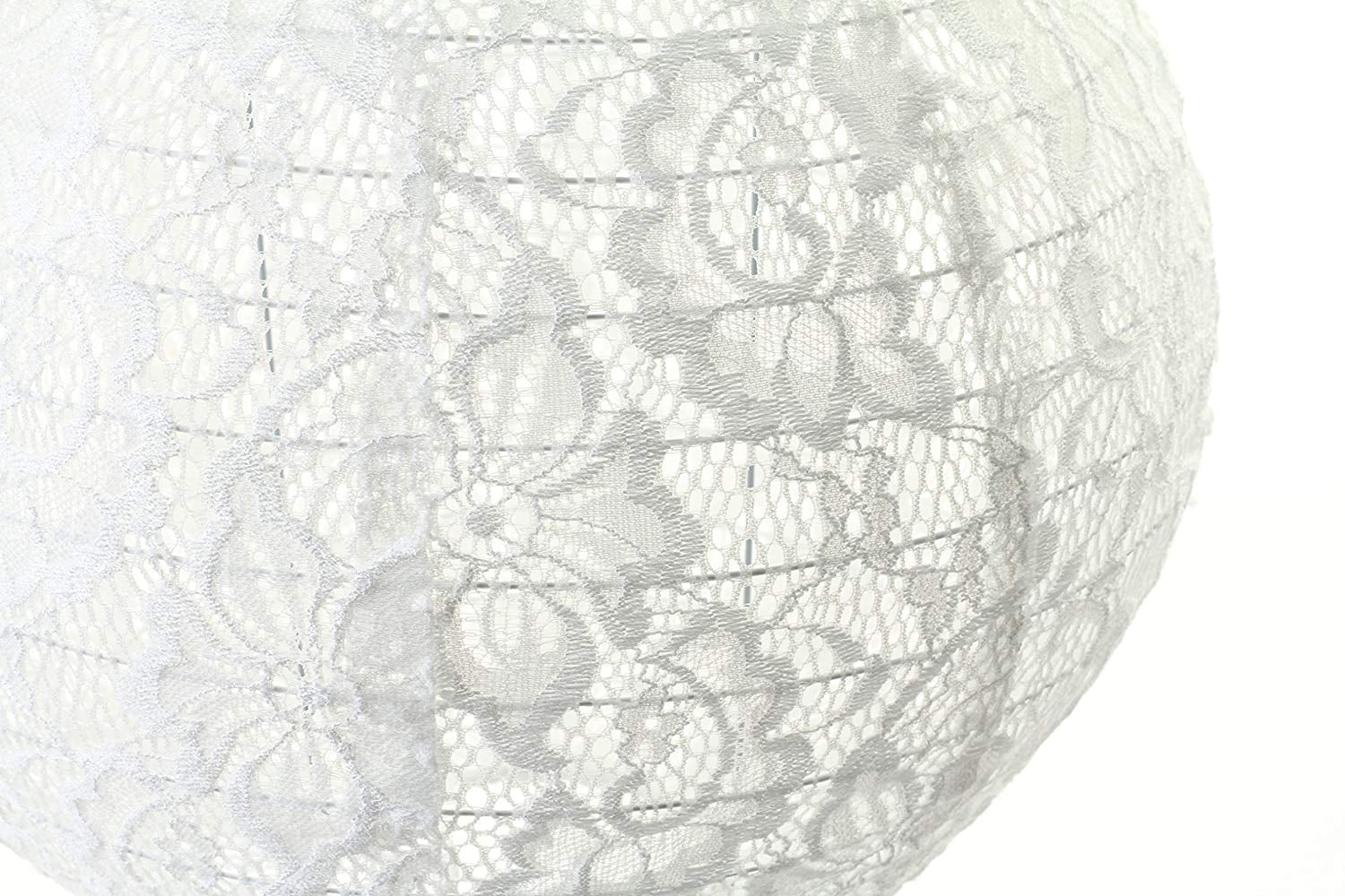 Koyal Wholesale Hanging Lace Lanterns Decorations, Real Lace Fabric, 8 ...