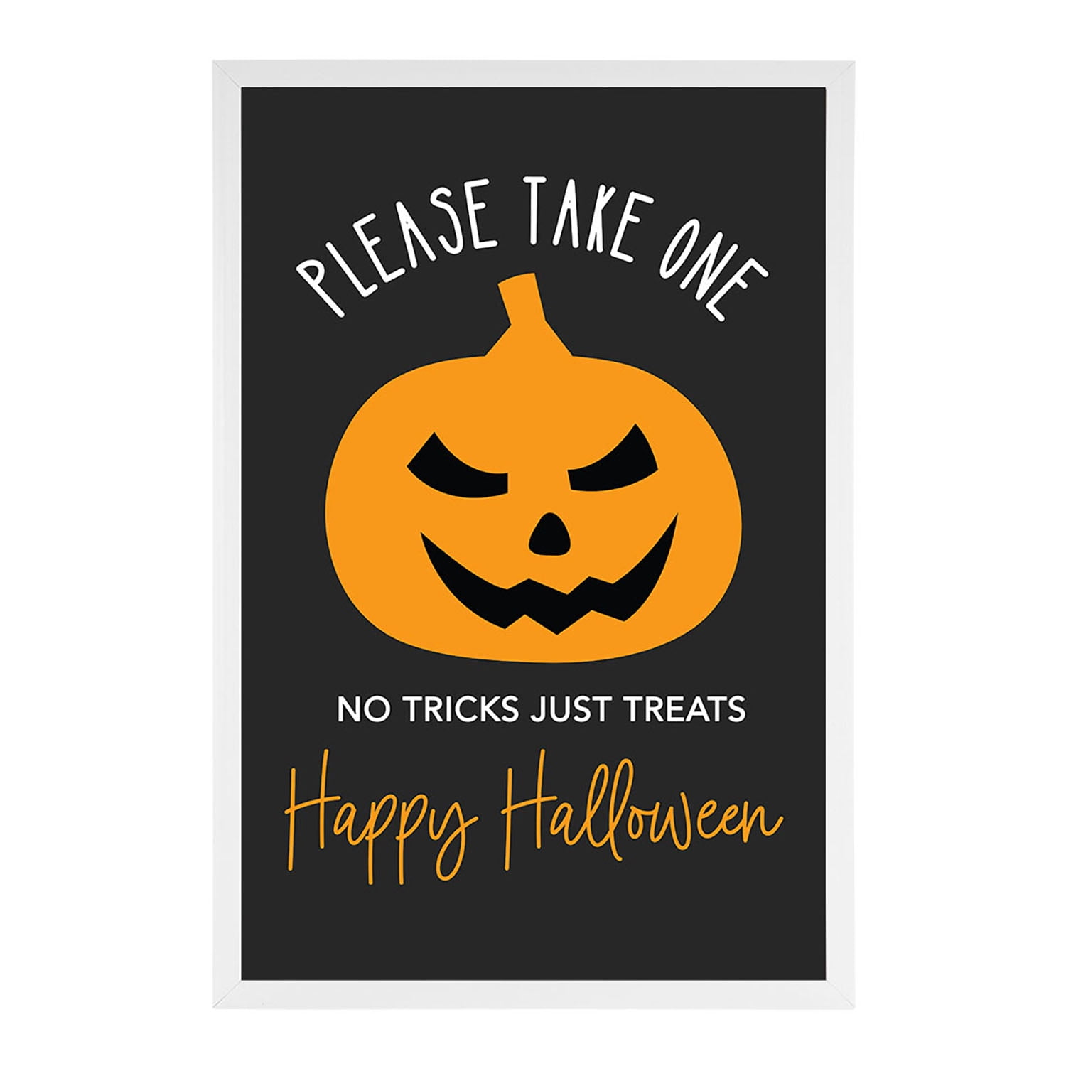Koyal Wholesale Happy Halloween Candy Sign, Scary Pumpkin Halloween ...