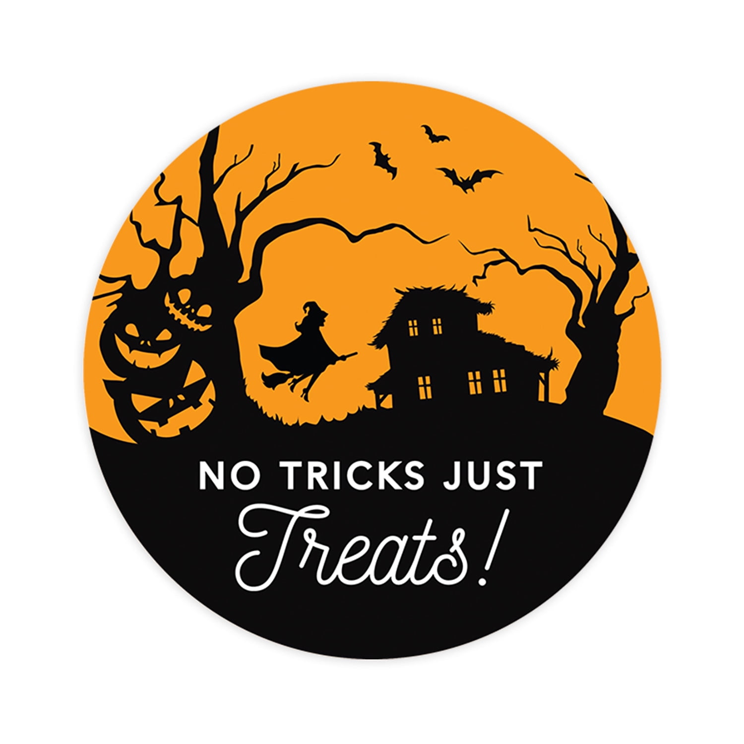Koyal Wholesale Happy Halloween Stickers 2 Inch Round 120 Bulk Pk ...
