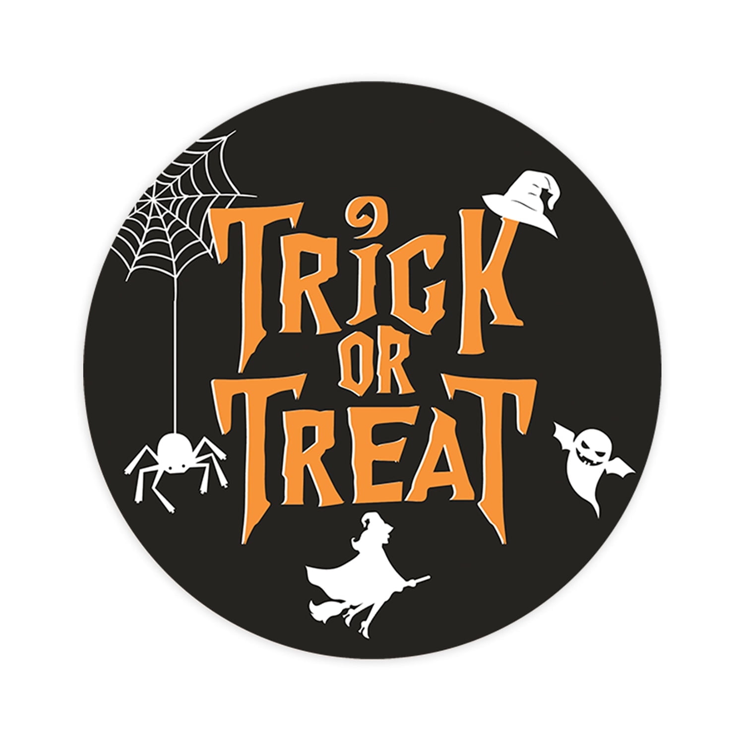 Koyal Wholesale Happy Halloween Stickers 2 Inch Round 120 Bulk Pk Trick ...