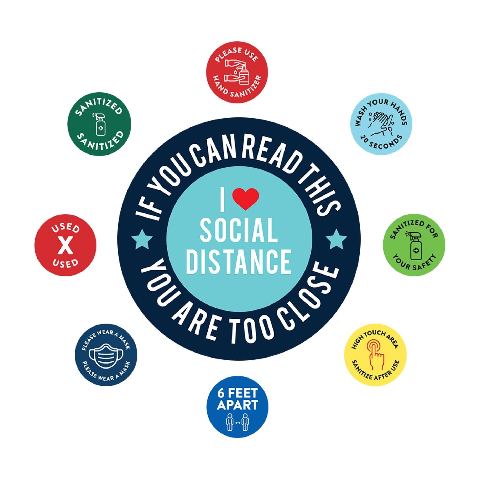 Koyal Wholesale Humorous Face Mask Required, If You Can Read This, You ...