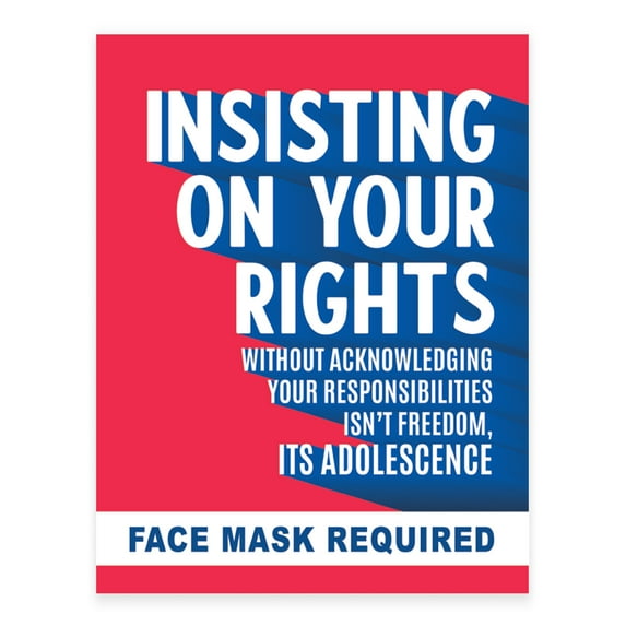 Koyal Wholesale Humorous Face Mask Required, Insisting On Your Rights ...
