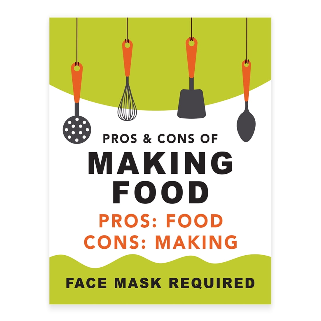 Koyal Wholesale Humorous Face Mask Required, Pros & Cons Of Making Food ...