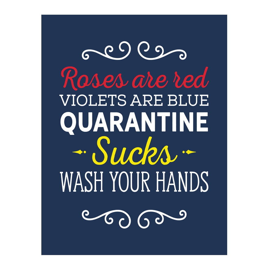 Koyal Wholesale Humorous Face Mask Required, Roses Are Red...Wash Your ...